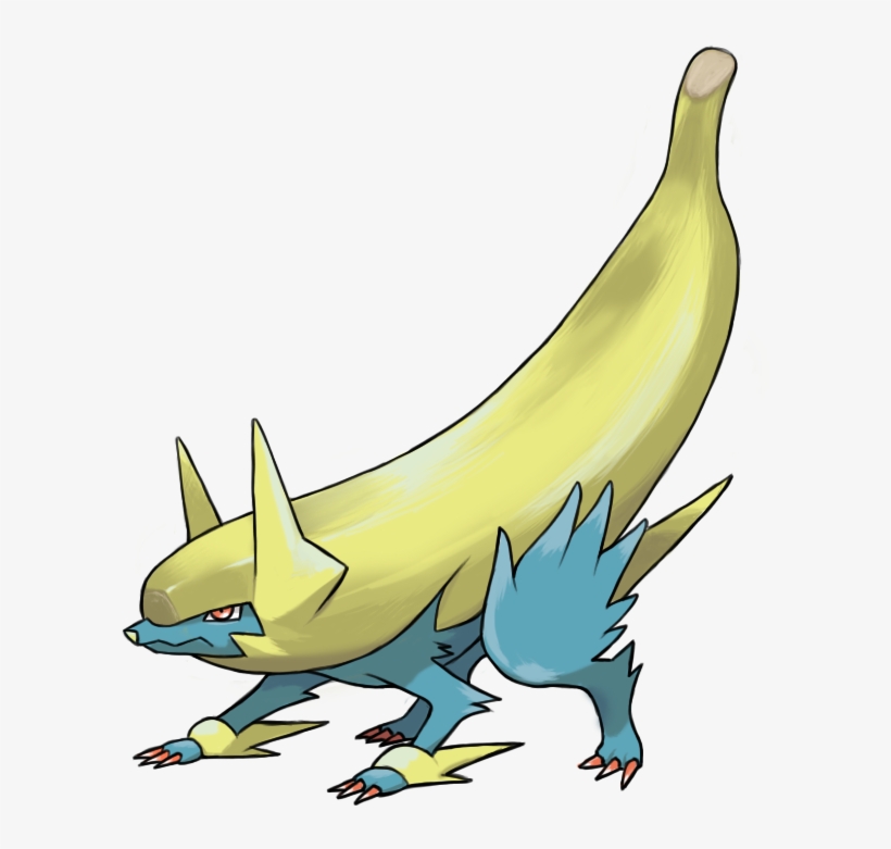 Bananectric - Mega Manectric PNG Image | Transparent PNG Free Download ...
