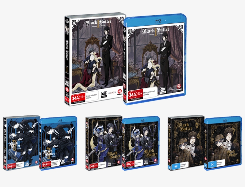 Season 1, 2, 3 & Ova Releases - Black Butler (kuroshitsuji) Season 1 ...