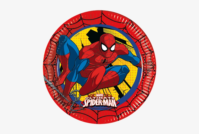 Ultimate Spiderman Party Paper Plates 8ct From Pop - 8 Marvel's ...