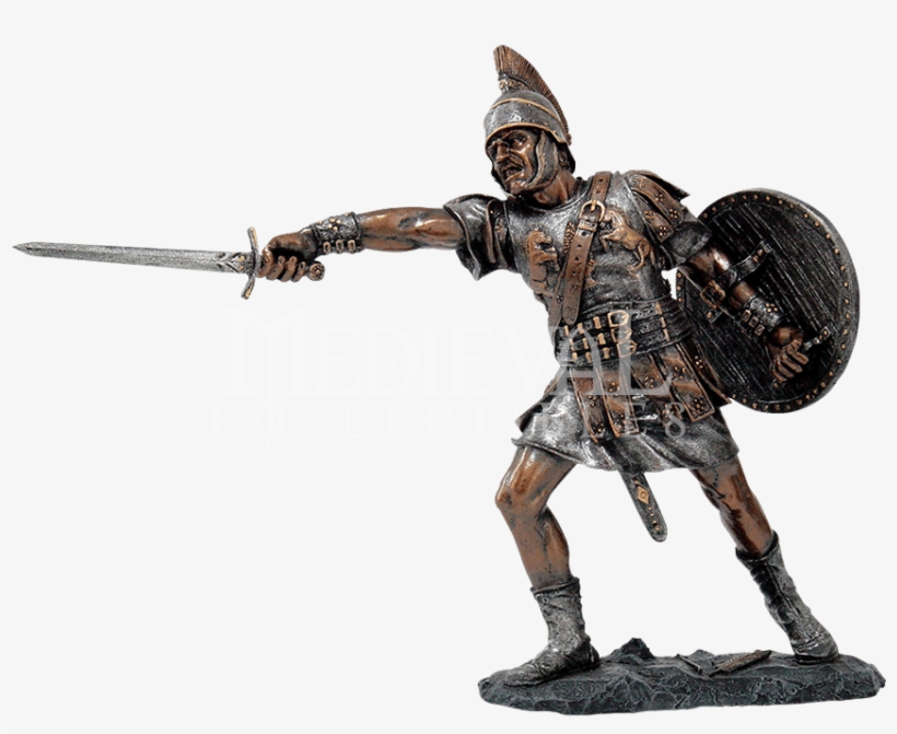 Attacking Roman Soldier Statue - Roman Soldier Png PNG Image ...