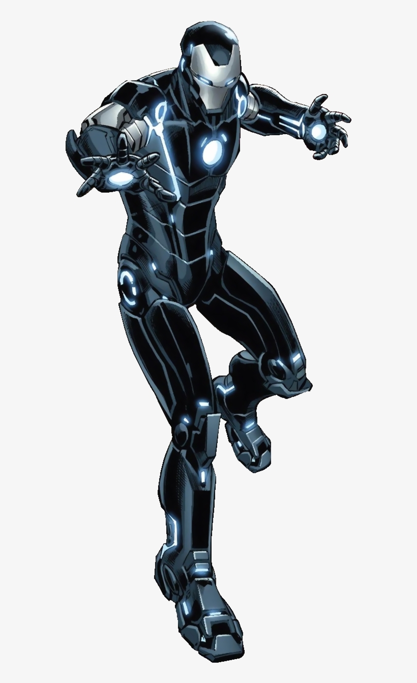 Iron Man With Stealth Armor - Iron Man Tron Armor PNG Image ...