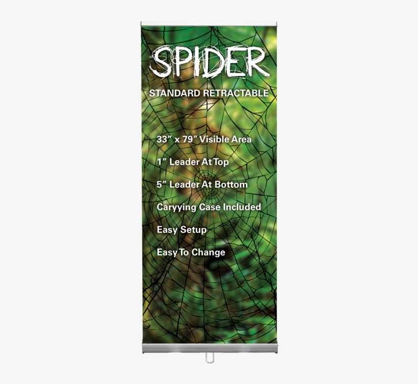 Retractable Banners - Spider Retractable Banner Stand PNG Image ...