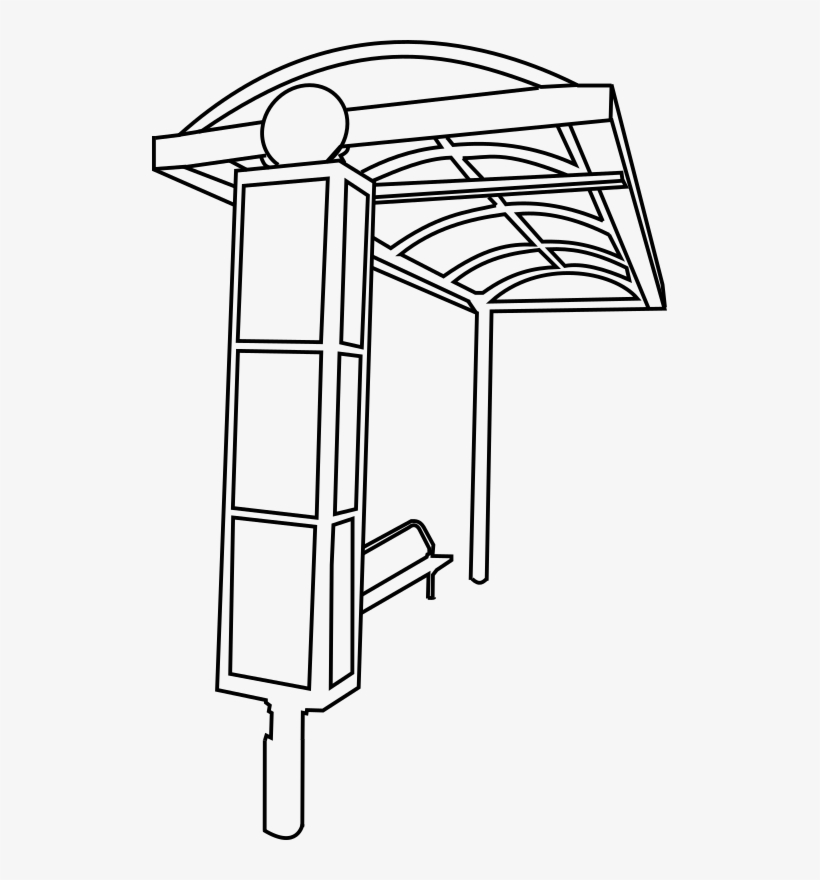 Medium Image - Draw A Bus Stop PNG Image | Transparent PNG Free ...