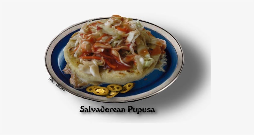 Pupusas A Salvadorean Favorite - Curtido PNG Image | Transparent PNG ...