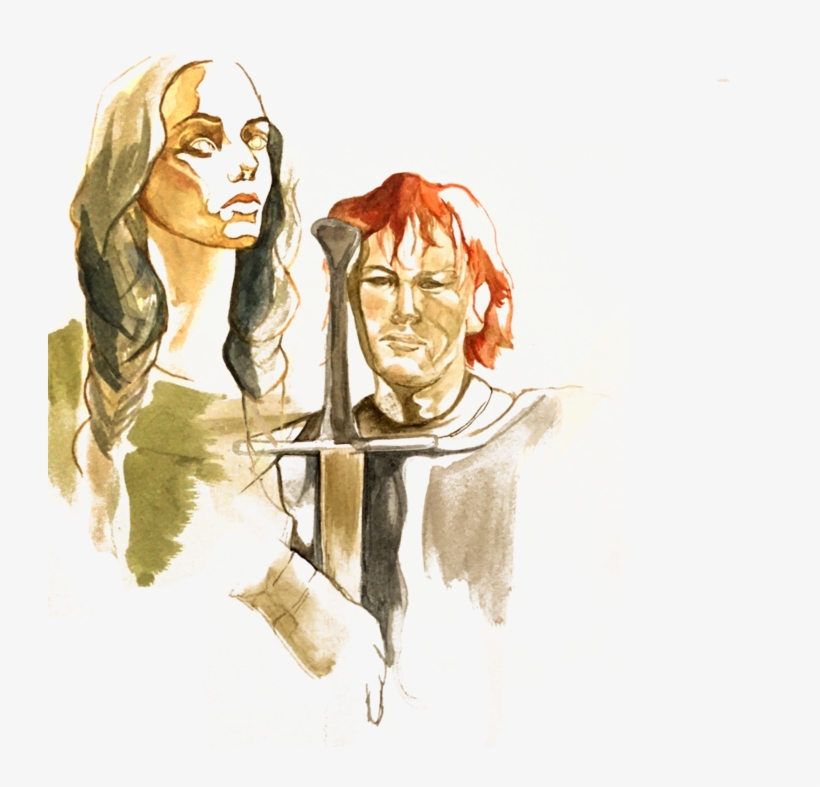 Romeo And Juliet Watercolour PNG Image | Transparent PNG Free Download ...