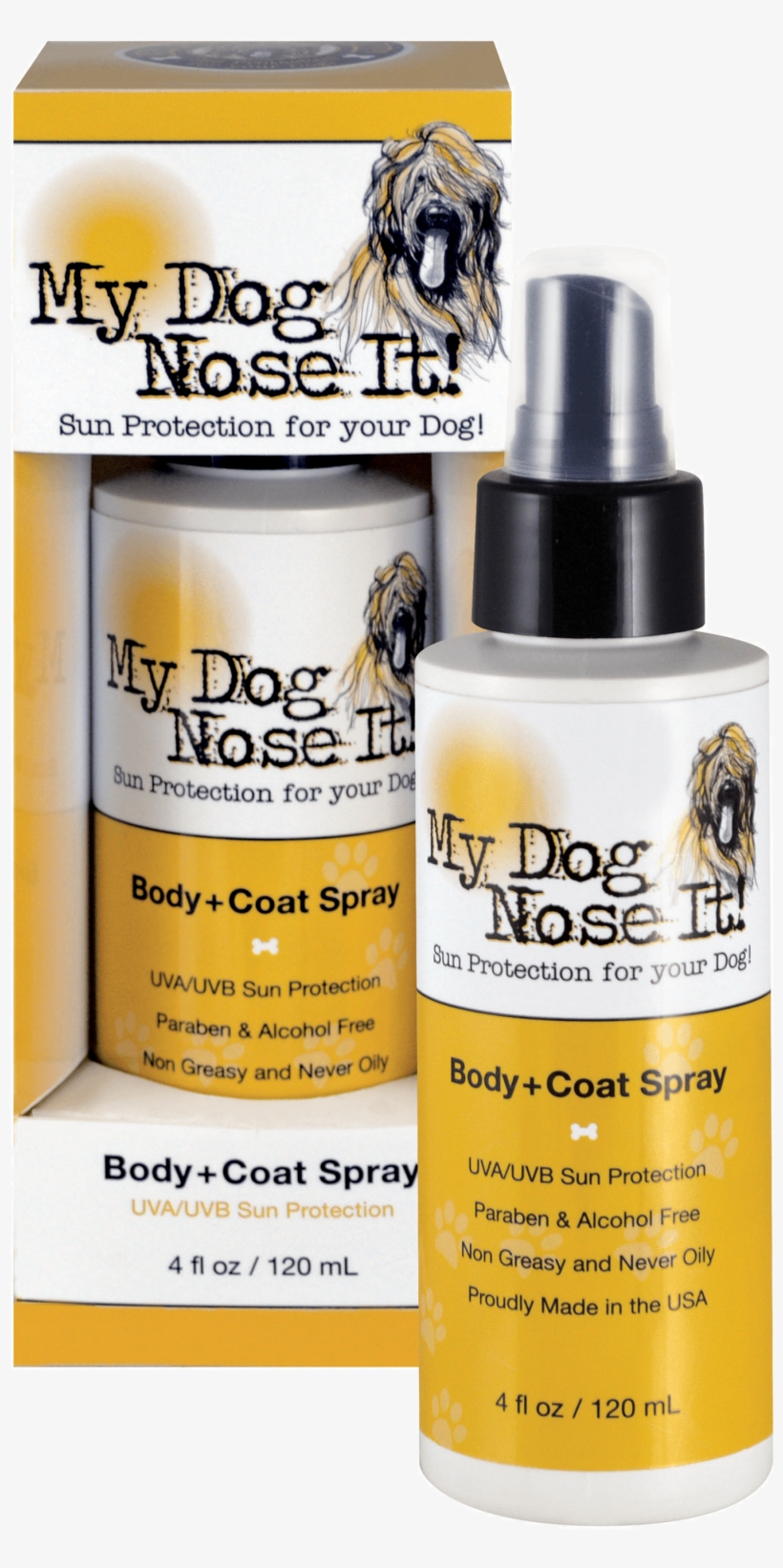 My Dog Nose It Sun Protector Body Coat Spray - My Dog Nose It! Pet ...
