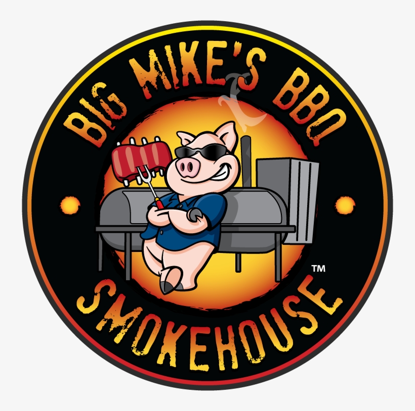 Big Mike's Bbq Smokehouse Logo - Big Mikes Bbq PNG Image | Transparent ...