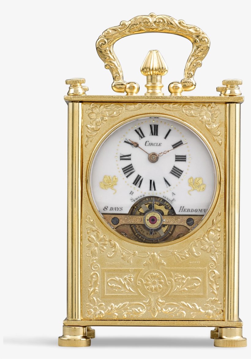 8-day Swiss Carriage Clock - Swiss Clock PNG Image | Transparent PNG ...