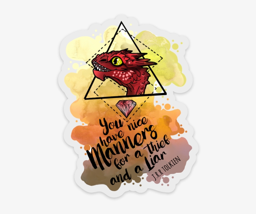 The Smaug Sticker Is - Illustration PNG Image | Transparent PNG Free ...