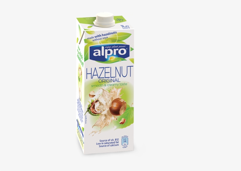 Hazelnut Original 1l23 - Alpro Hazelnut Milk PNG Image | Transparent ...