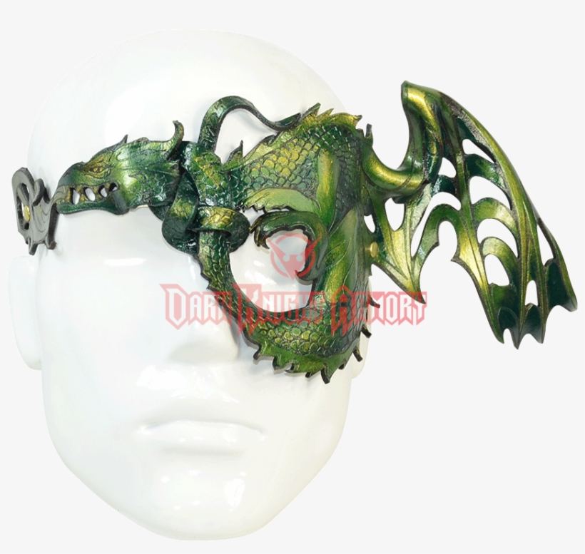 Winged Half-dragon Leather Mask - Mask PNG Image | Transparent PNG Free ...