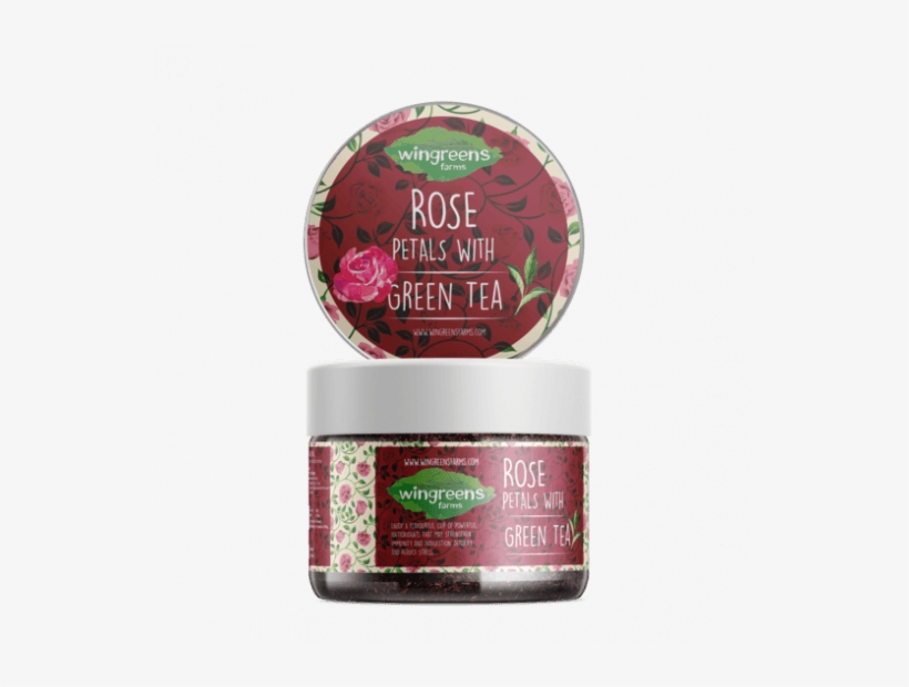 Rose Petals With Green Tea - Wingreens Farms Lemongrass With Green Tea ...