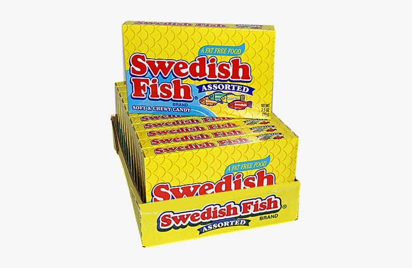 12 X 99g Boxes Of Swedish Fish Assorted Flavors Soft - Swedish Fish ...
