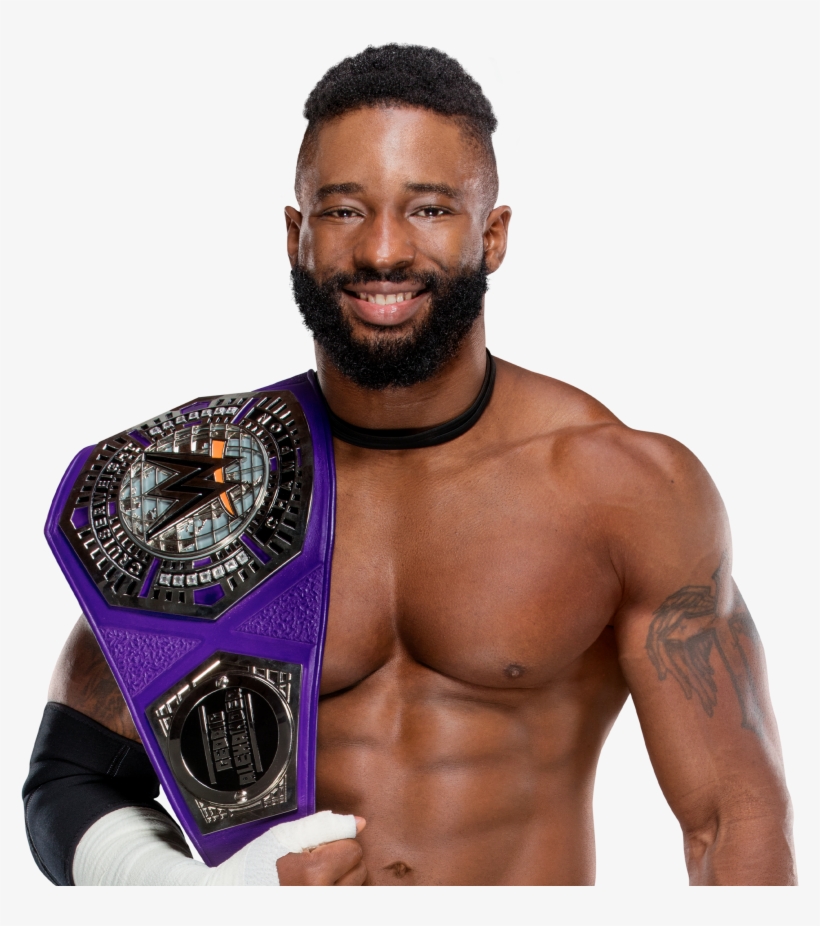 Cedric Alexander Cruiserweight Champion Render - Wwe Cruiserweight Cedric Alexander PNG Image ...