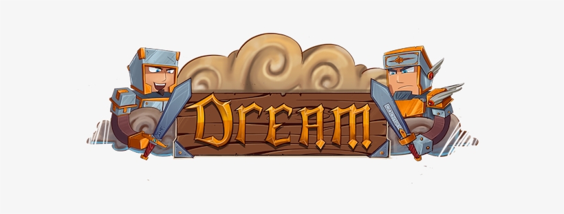 Download Dream Cloud Minecraft Server Logo - Graffiti | Transparent PNG ...