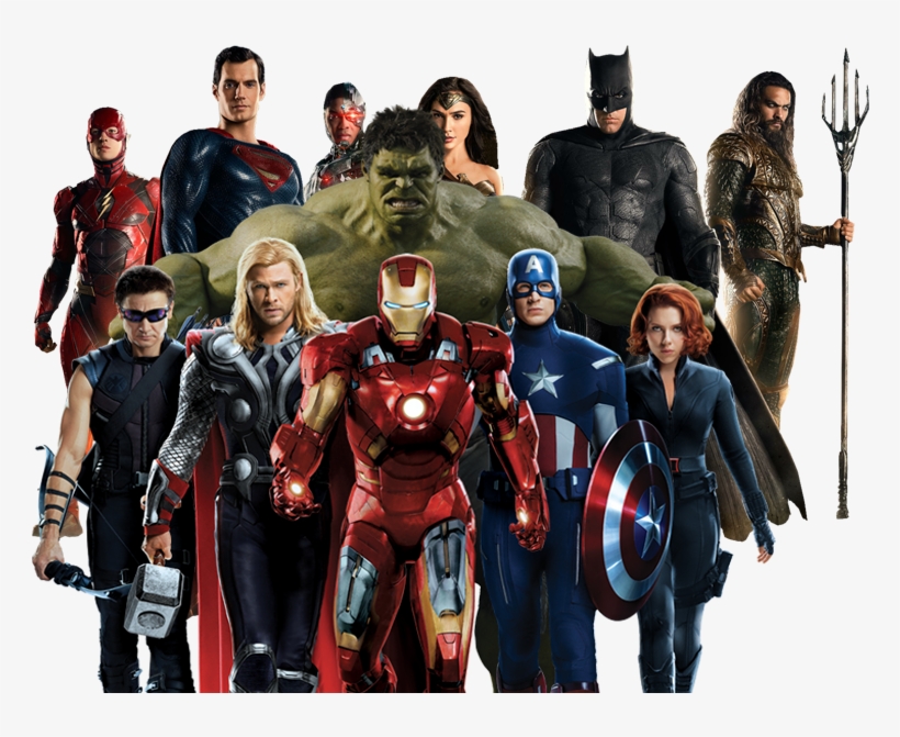 Superhero Abode - Justice League Superheroes 2017 PNG Image ...