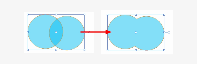 Shapes Of The Same Colour Are Merged Together - Circle PNG Image ...