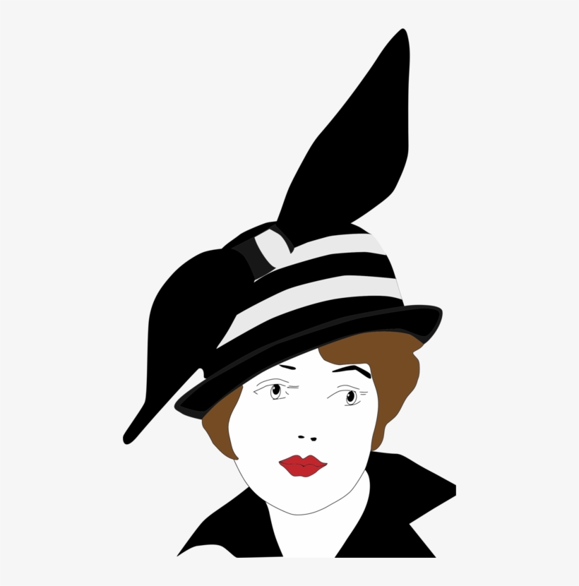 1920s Flapper Drawing