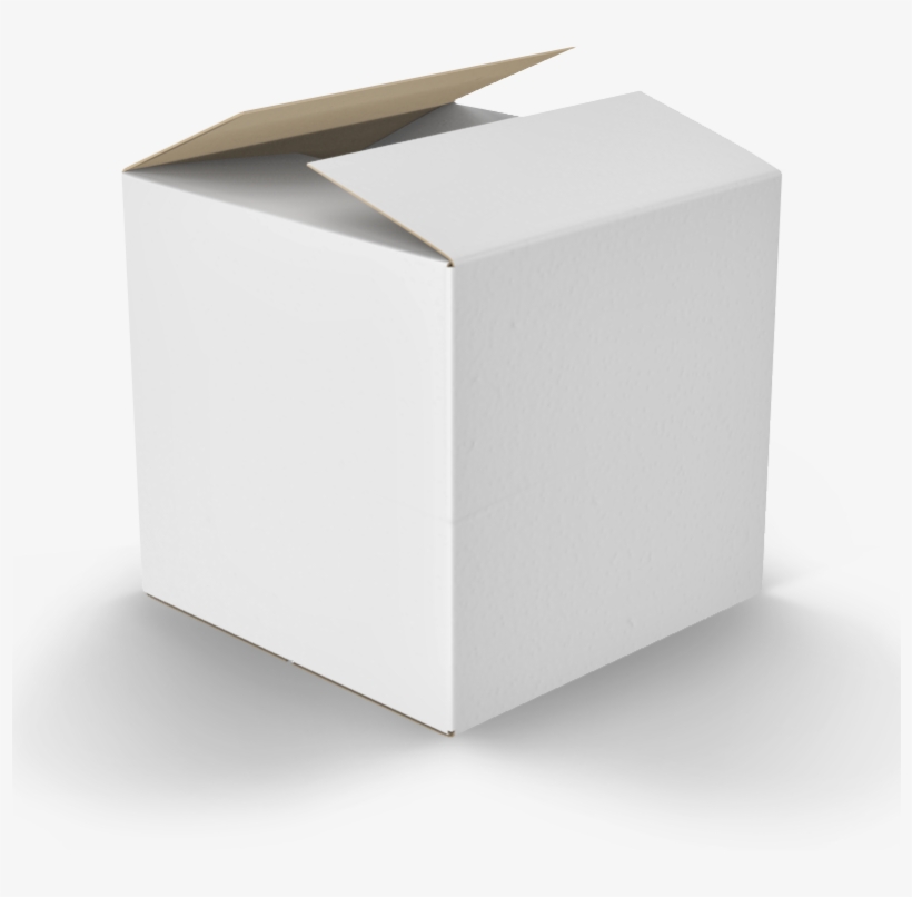 Download Box - White Blank Shipping Box | Transparent PNG Download ...