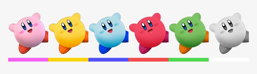 Download Kirby Palette - Kirby Colors Smash Bros | Transparent PNG ...