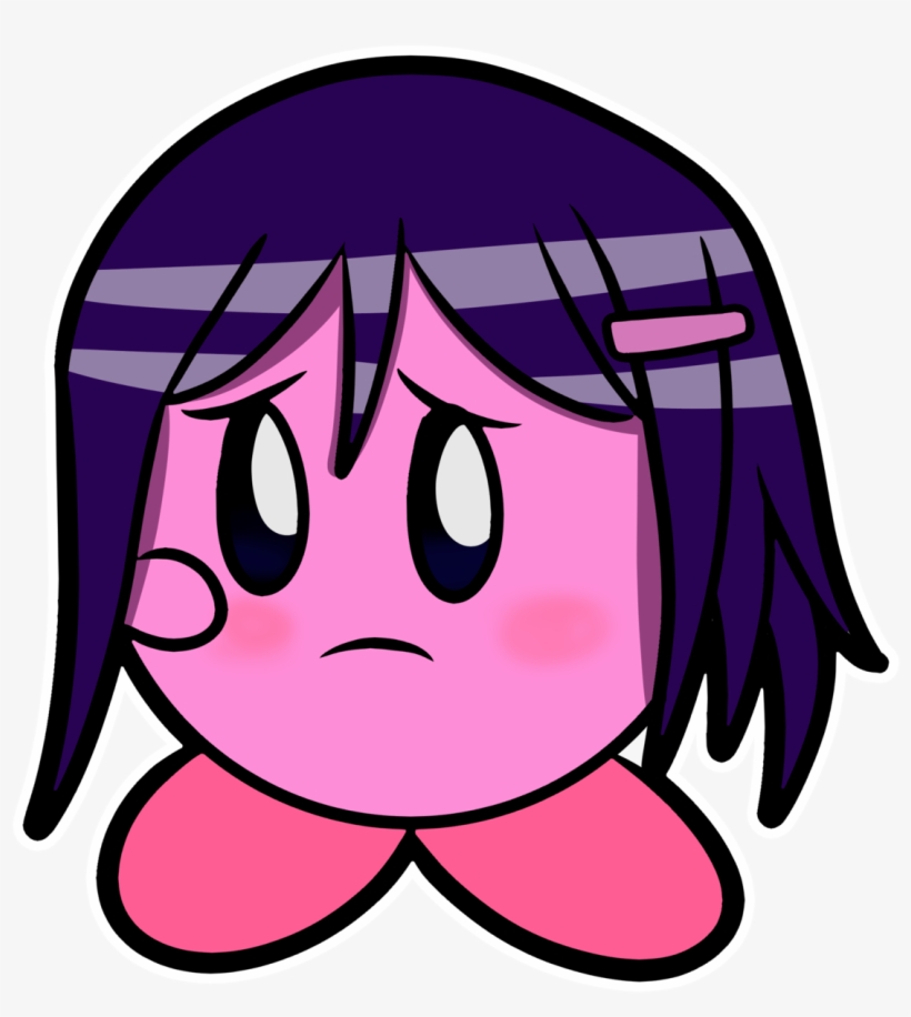 Violet's Trash Bin Doki Doki Kirby Club I Had To Draw - Ddlc Kirby PNG ...