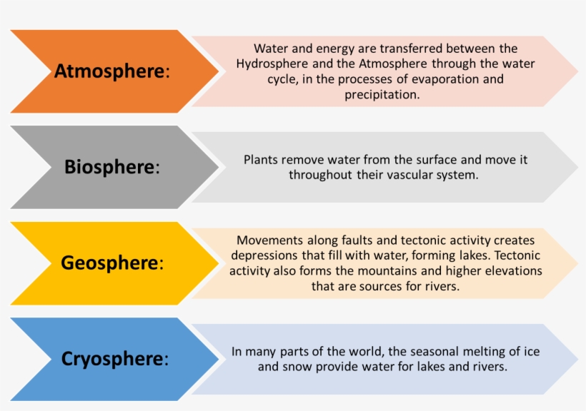 Links Between Other Spheres And The Hydrosphere - Example Of Biosphere ...