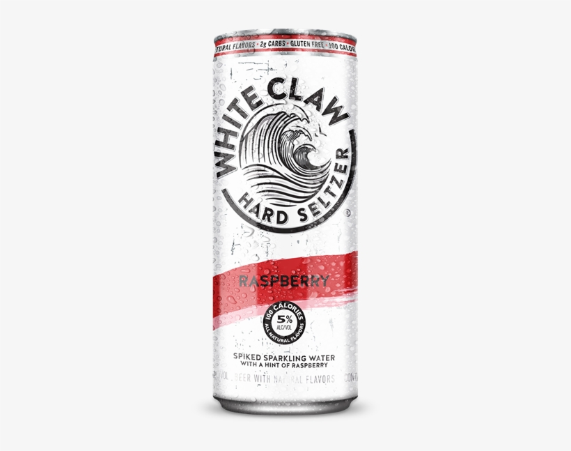 Raspberry Hard Seltzer - White Claw 19.2 Oz PNG Image | Transparent PNG ...