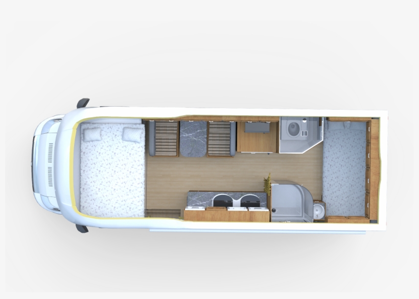 Day View - Motorhome Top View PNG Image | Transparent PNG Free Download ...