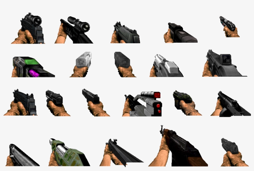 Pisstepanks Weapon Edits - Doom Weapon Sprites PNG Image | Transparent ...