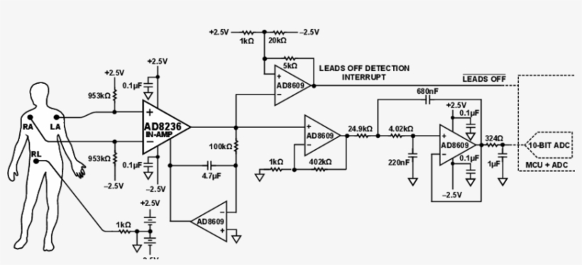 Download Example Low Power Heart Rate Monitor Schematic - Diagram ...