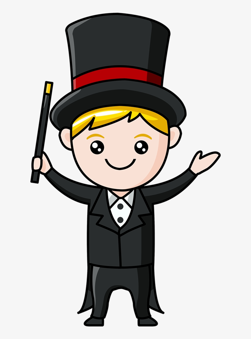 Download Magician Clipart - Cartoon Magician | Transparent PNG Download ...
