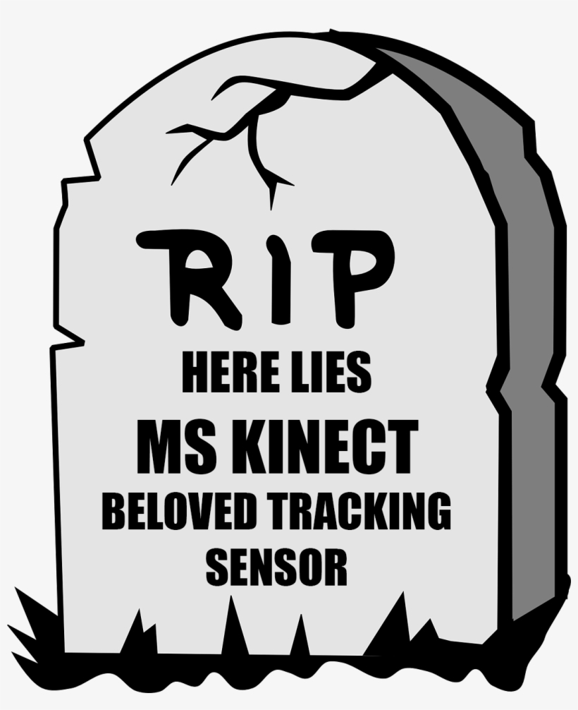 Microsoft Kinect Tombstone - Rip Emoji Png Discord PNG Image ...
