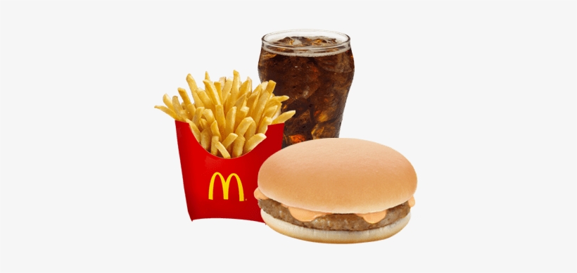 108 - Mcdo Burger With Fries PNG Image | Transparent PNG Free Download ...