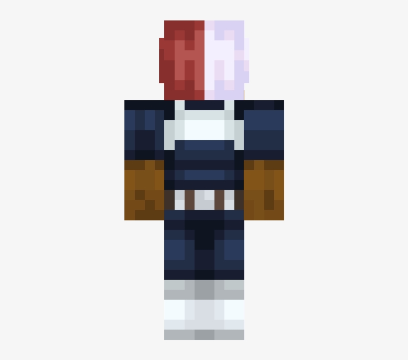Download Shoto Todoroki Minecraft Skin | Transparent PNG Download | SeekPNG