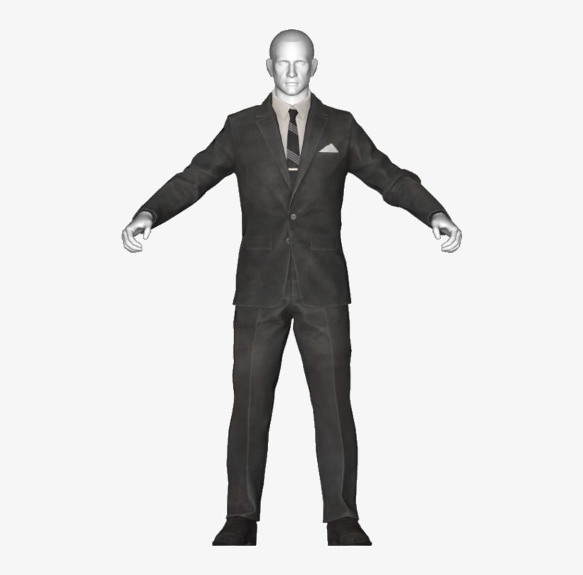 Clean Black Suit - Fallout 4 Striped Suit PNG Image | Transparent PNG ...