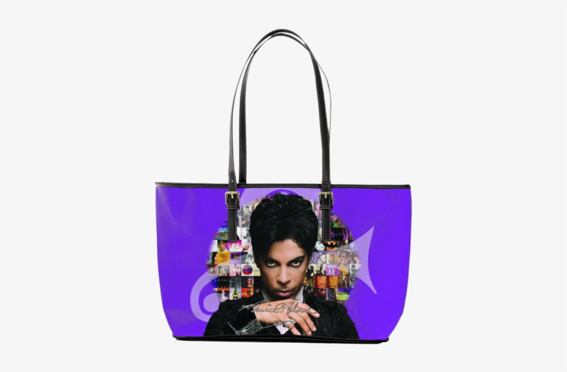 Prince Singer Large Leather Tote - Prince: Up Close And Personal PNG ...