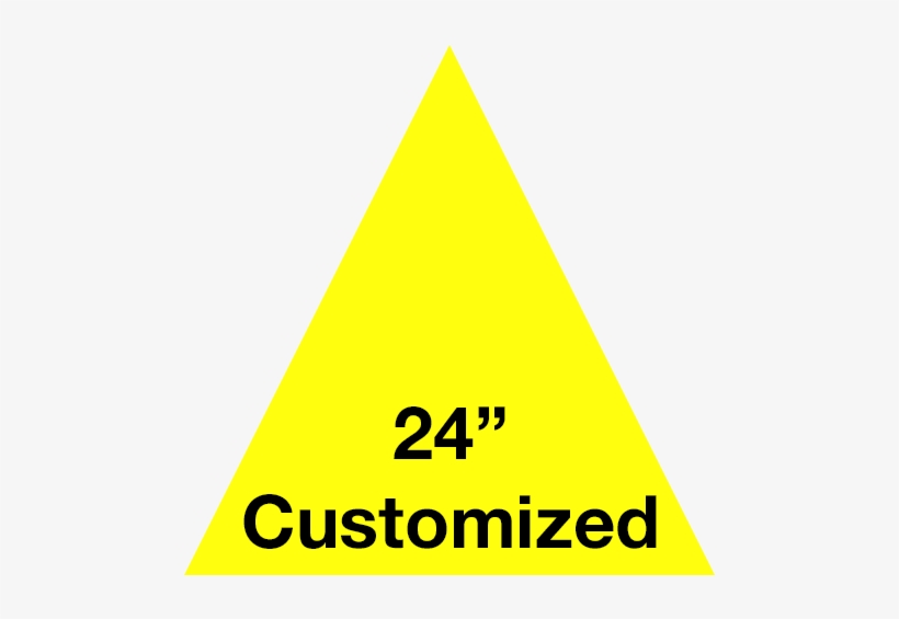24 Yellow Triangle Set Of 2 Product - Yellow Octagon PNG Image ...