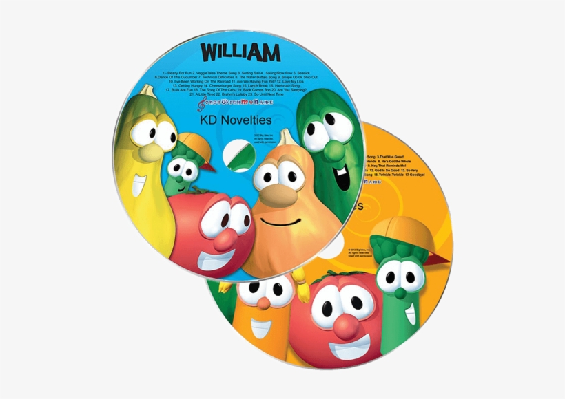 Personalized Veggietales Music Cds Gift Set - Veggie Tales Personalized ...