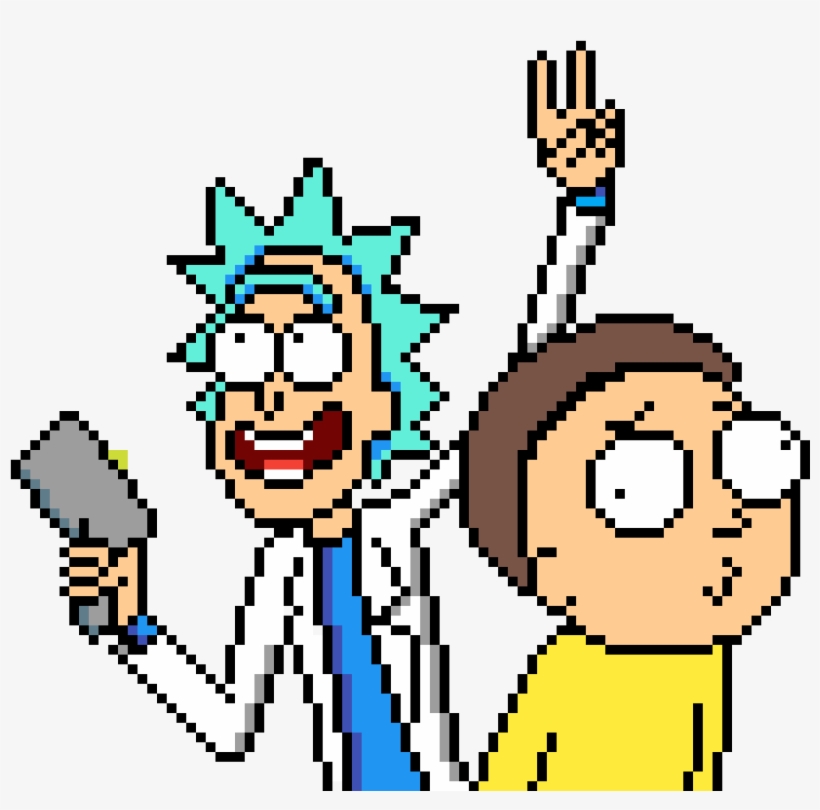 Download Rick & Morty - Morty Pixel Art | Transparent PNG Download ...