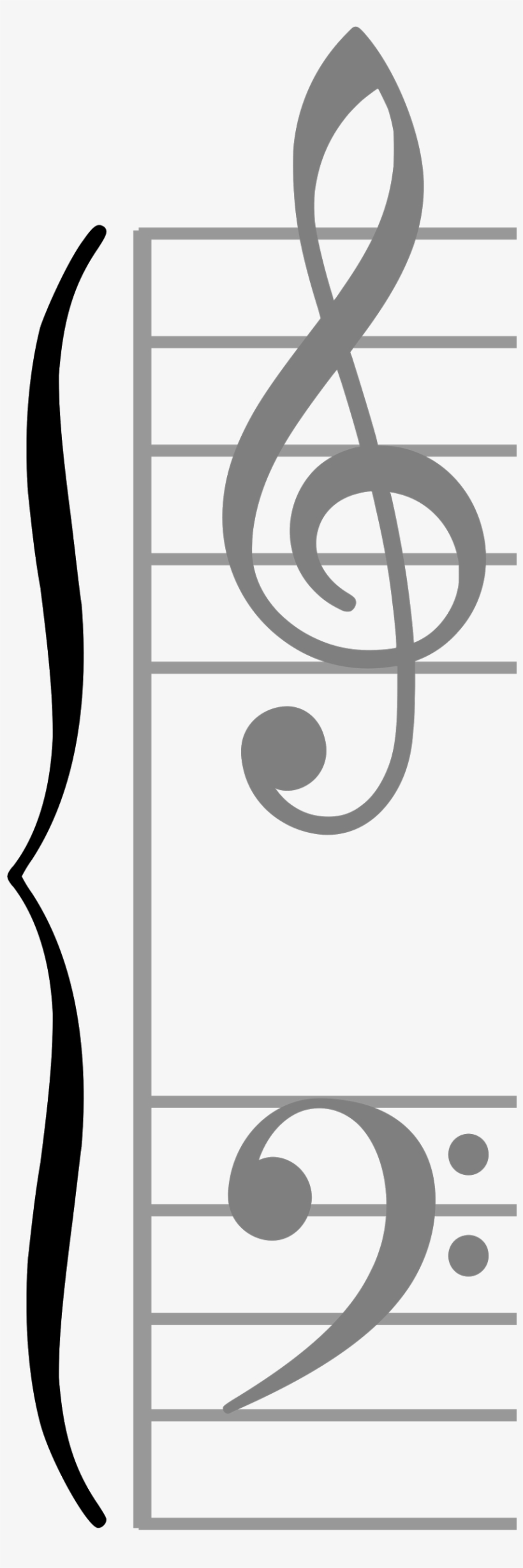 The Black Curvy Line Here Is Called A “brace - Diagram Of A Great Stave ...