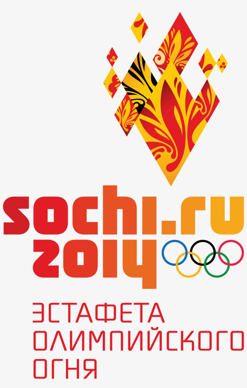 The Emblem Of The Olympic Torch Relay Sochi - Sochi 2014 PNG Image ...