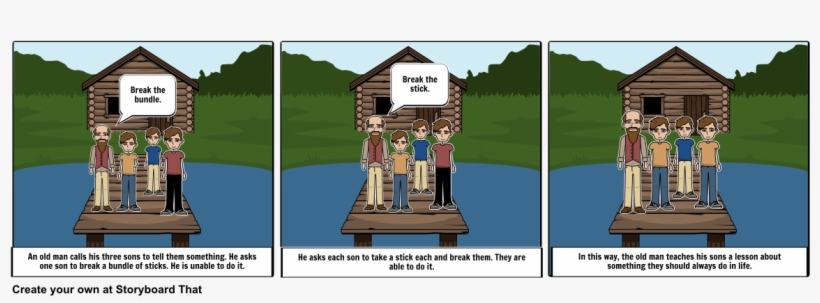 The Bundle Of Sticks - Cartoon PNG Image | Transparent PNG Free ...