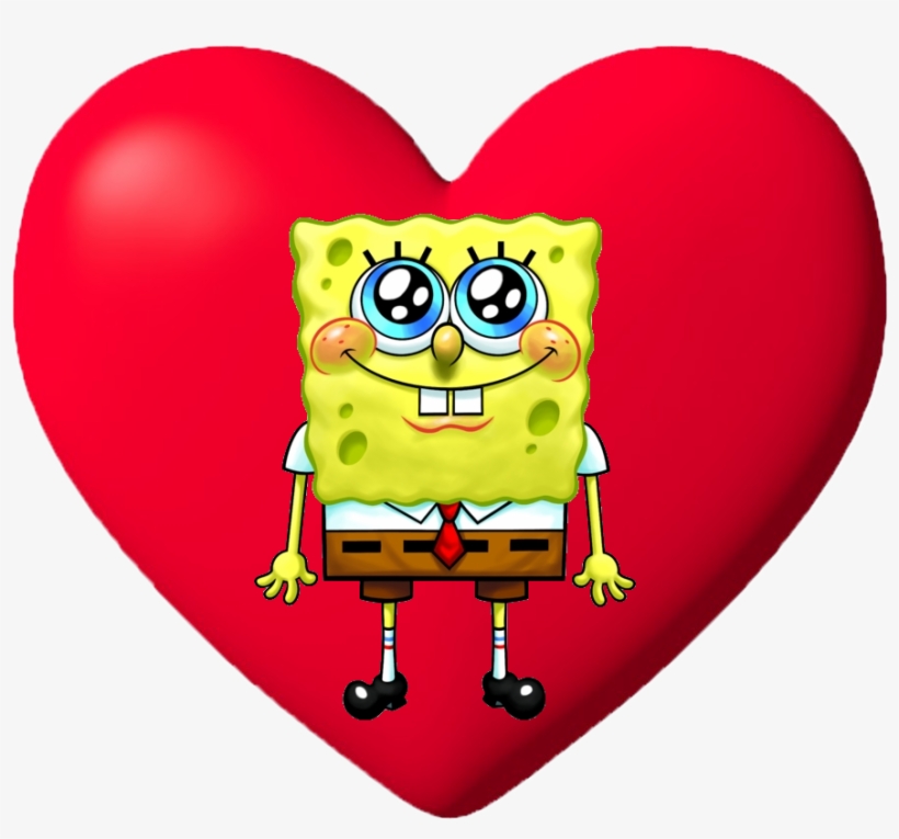 Heart Sb Split - Bendon Publishing Spongebob Coloring & Activity PNG ...