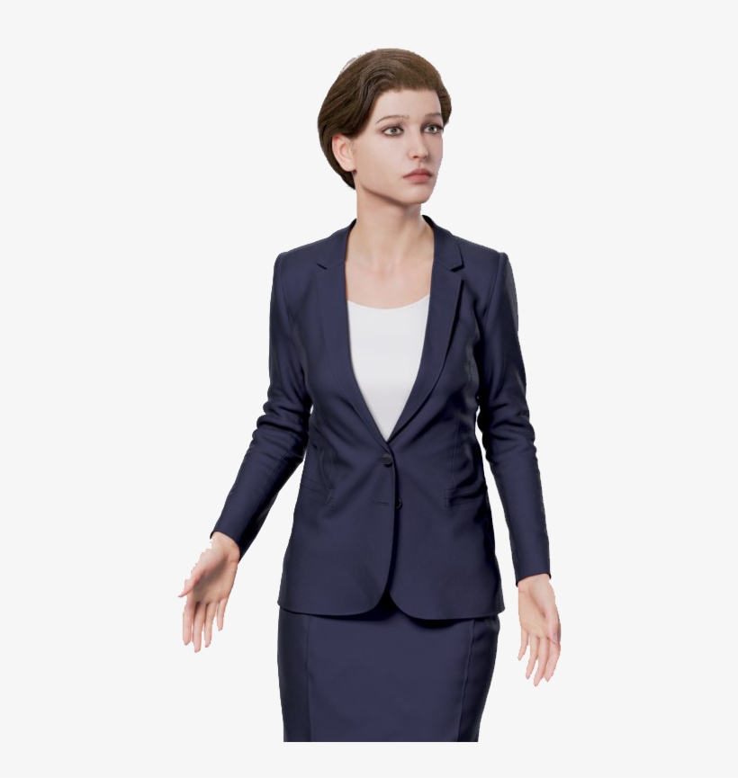 Woman In Suit Transparent Background Png PNG Image | Transparent PNG ...