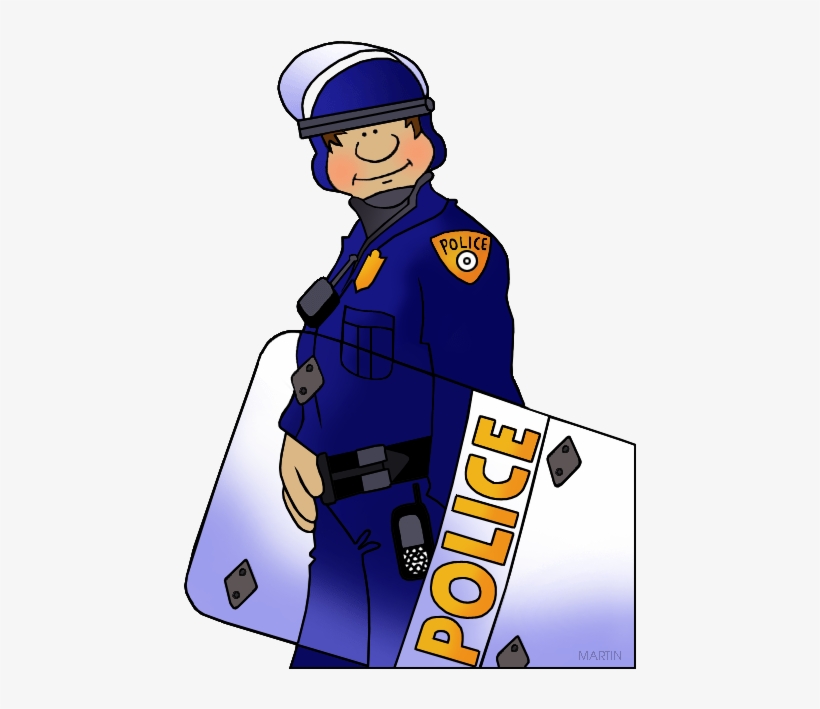 Occupations Clip Art By Phillip Martin, Police - Label The Police ...