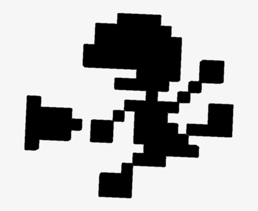 Download Pixel Art Of Mr - Game And Watch Pixel Art | Transparent PNG ...