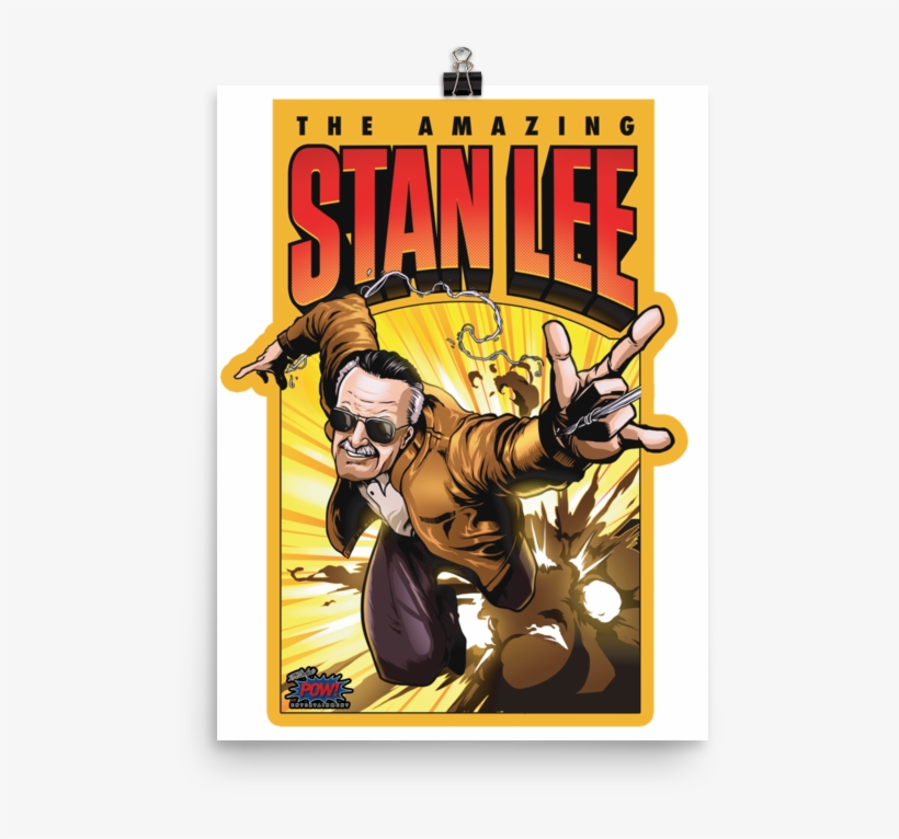 The Amazing Stan Lee Poster - Stan Lee PNG Image | Transparent PNG Free ...