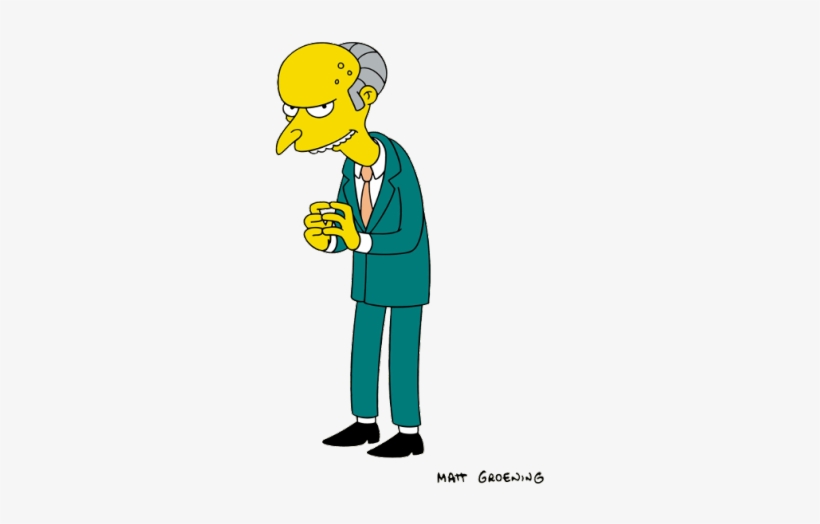 Mr Burns, Notorious Finger-tenter - Simpson Burns PNG Image ...