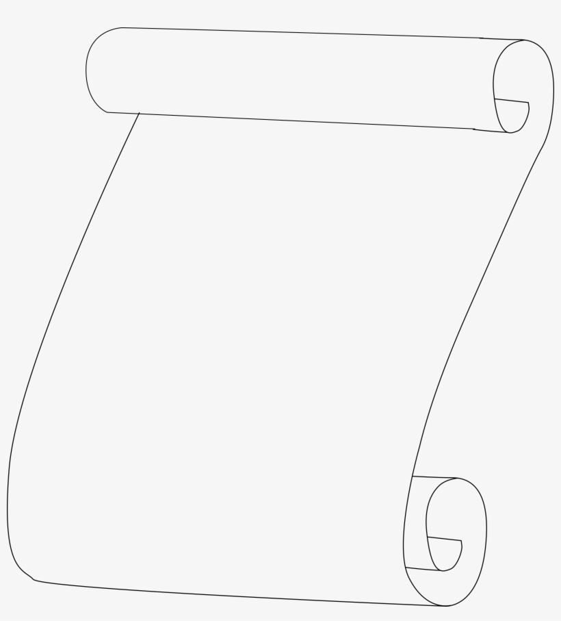 Download Big Image - Clipart Scroll Outline | Transparent PNG Download ...