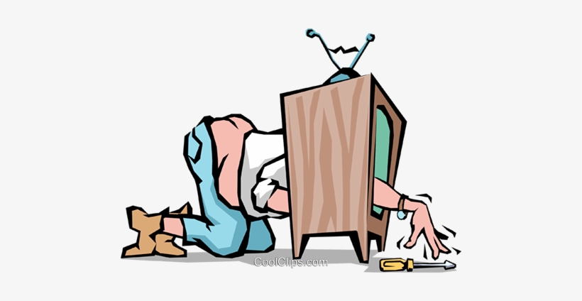 Television Repair Clipart